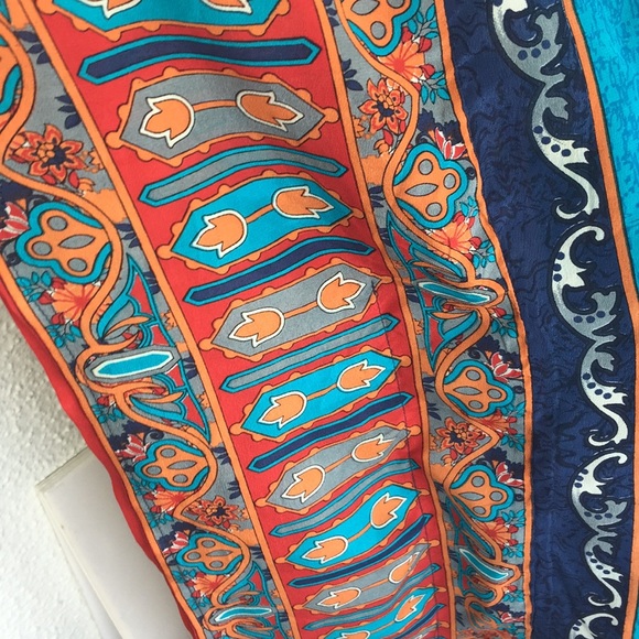 Anthropologie | Tops | Tolany Briyana Flower Print Silk Tunic Top ...